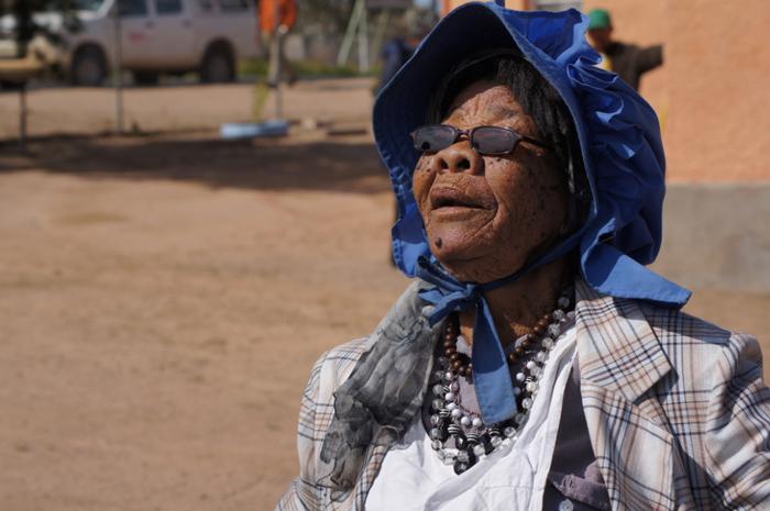 Südafrika-Kharkams-Einwohnerin